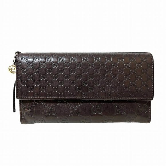Gucci | Accessories | Gucci Micro Guccisima 323396 Long Wallet Bifold ...